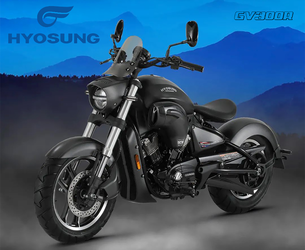 Hyosung GV300R moto thể thao kiểu dáng Bobber, nhiều công nghệ hiện đại giá hợp lý